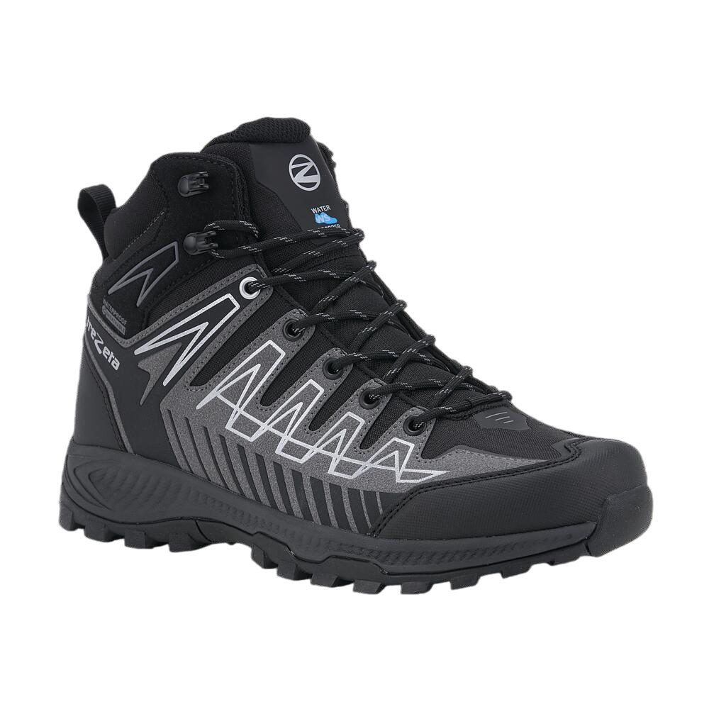Trezeta Thunder Mid WP Waterproof Hiking Boots Black Grey– New Heights